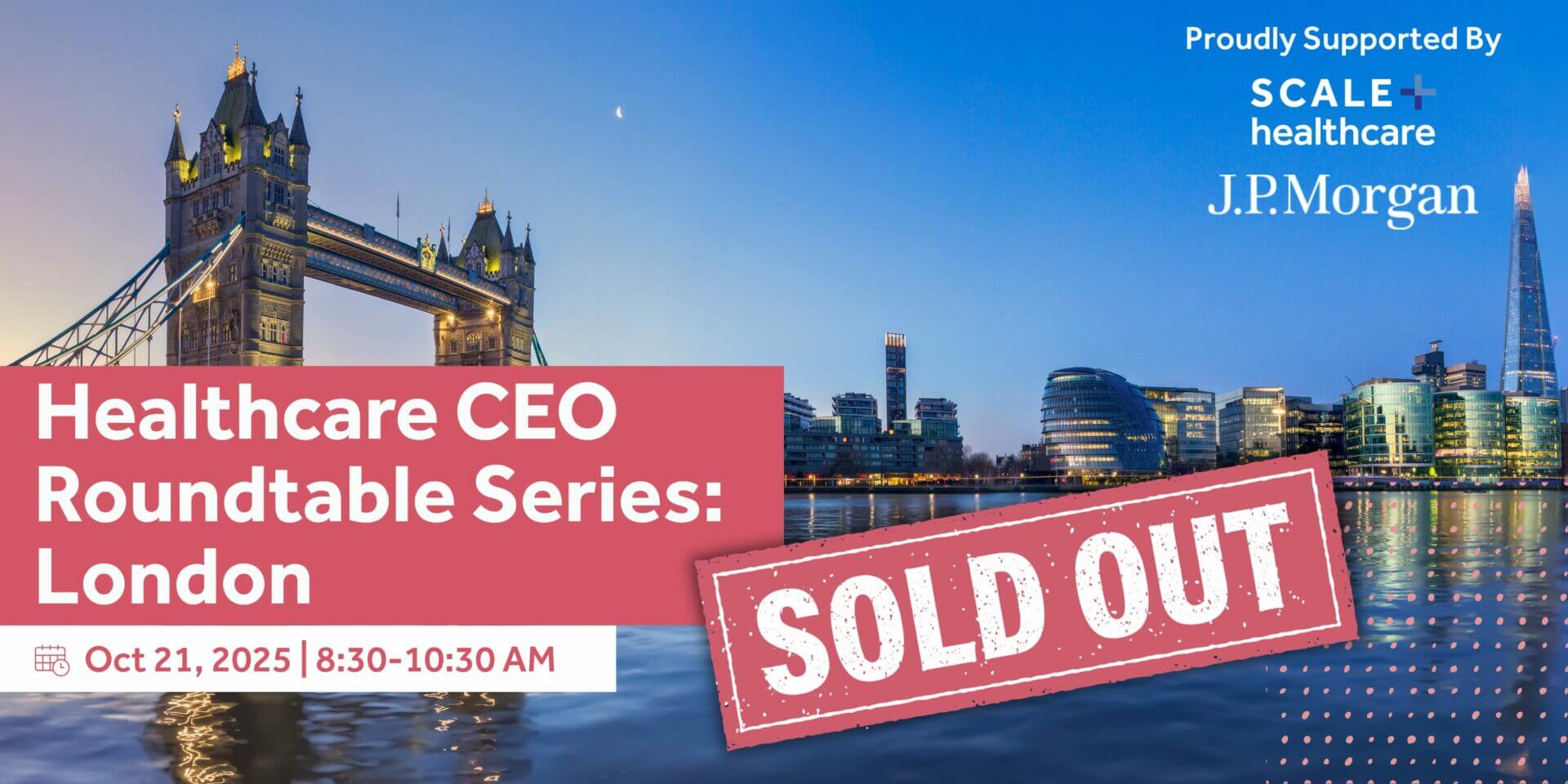 CEO Roundtable Series: London | SCALE Community Solutions